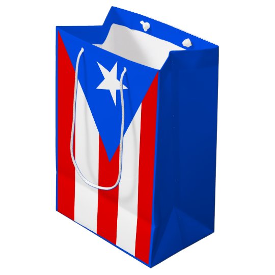 Puerto Rican flag Medium Gift Bag | Zazzle.com
