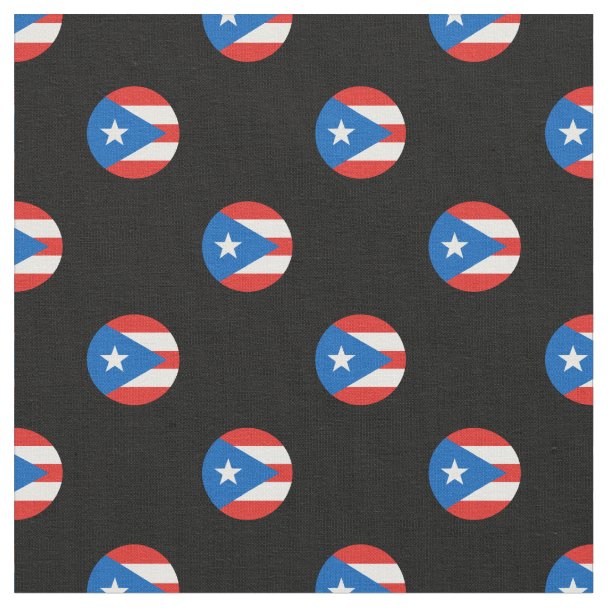 Puerto Rico Flag - Fabric | Zazzle