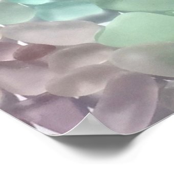 Puerto Rican Sea Glass Poster | Zazzle