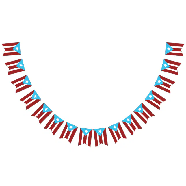 Puerto Rico Bunting Flags | Zazzle