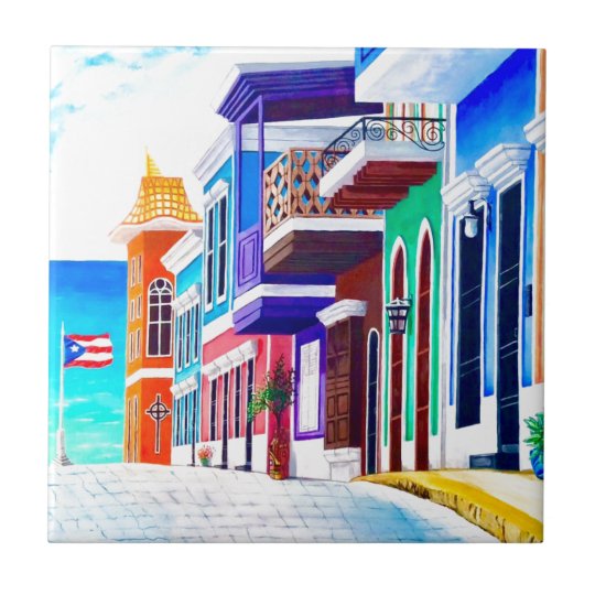 Puerto Rico Ceramic Tile | Zazzle.com