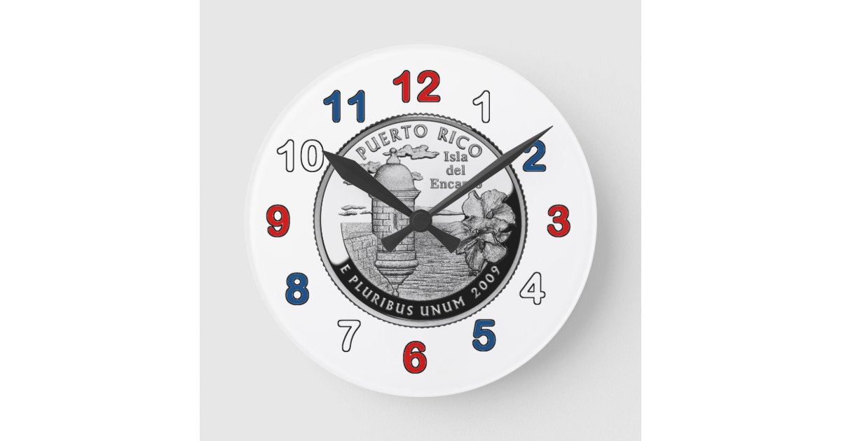 Puerto Rico Clock | Zazzle