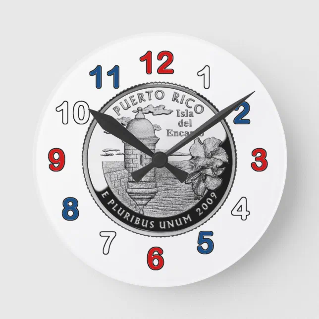 Puerto Rico Clock | Zazzle