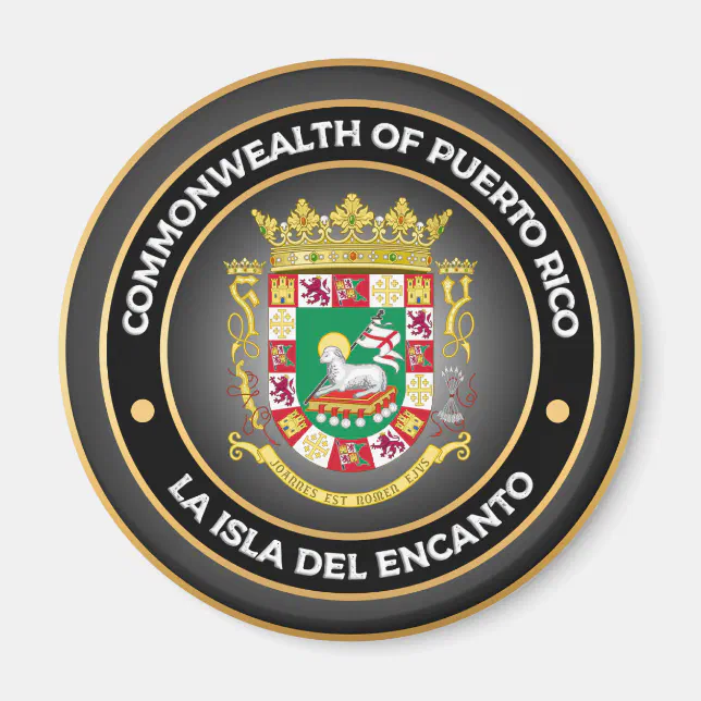Puerto Rico Coat of Arms Magnet | Zazzle