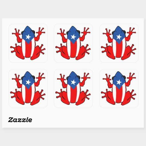 Puerto Rico - Coqui Sticker | Zazzle