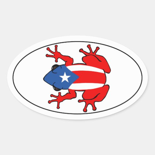 Puerto Rico - Coqui Sticker | Zazzle