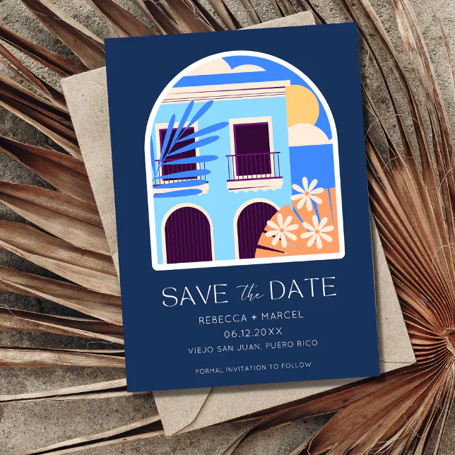 Puerto Rico Destination Wedding Save The Date | Zazzle