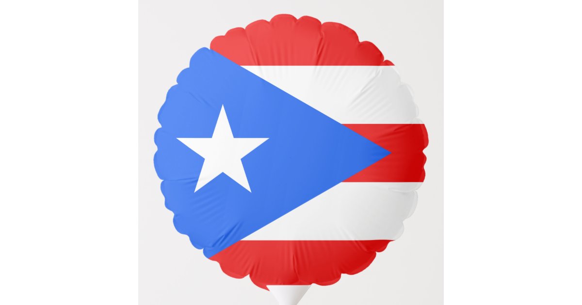 Puerto Rico Flag Balloon | Zazzle