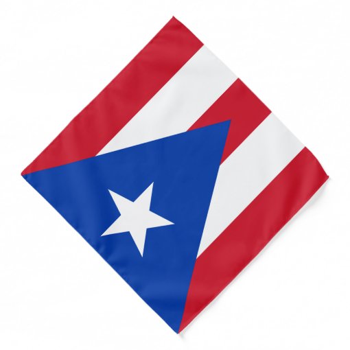 Puerto Rico Flag Bandana | Zazzle