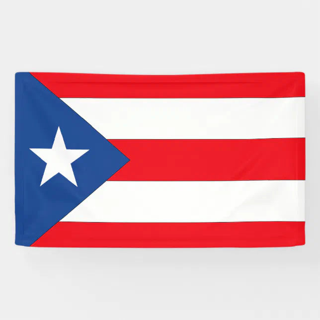Puerto Rico Flag - Banner | Zazzle