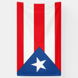 Puerto Rico Flag - Banner | Zazzle