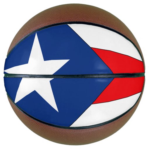 Puerto Rico Flag Basketball | Zazzle