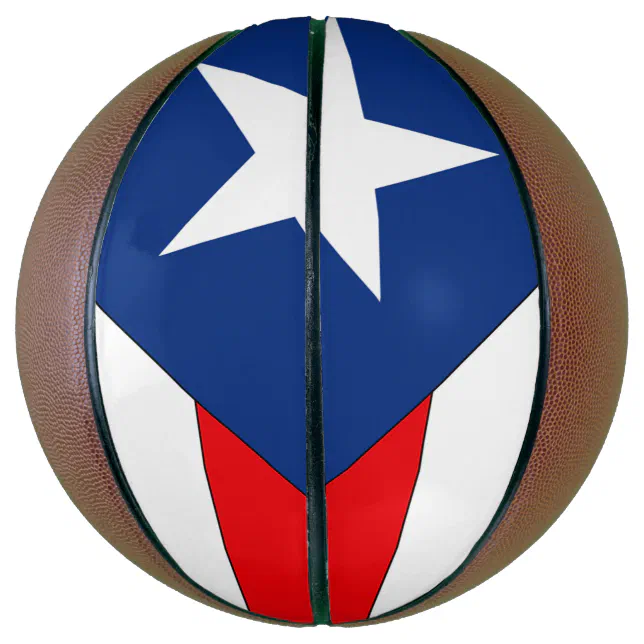 Puerto Rico Flag Basketball | Zazzle