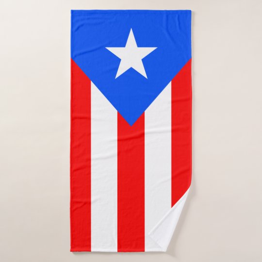 Puerto Rico Flag Bath Towel Set | Zazzle.com