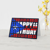 Puerto Rico Flag Birthday Card | Zazzle
