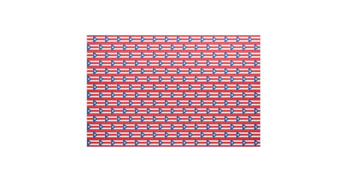 Puerto Rico Flag - Fabric | Zazzle