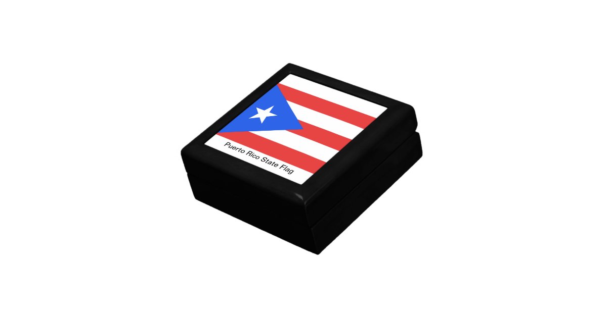 Puerto Rico Flag Gift Box | Zazzle