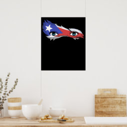 Puerto Rico Flag Gifts Boricua Gifts Puerto Rico Poster | Zazzle