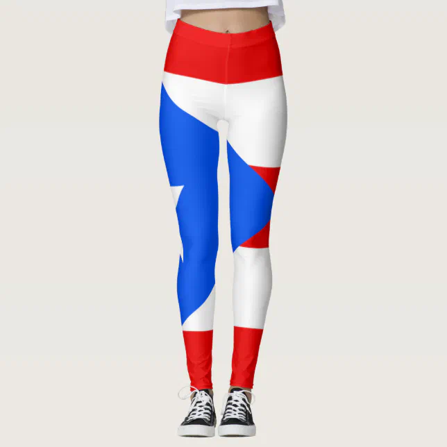 Puerto Rico flag legging | Zazzle