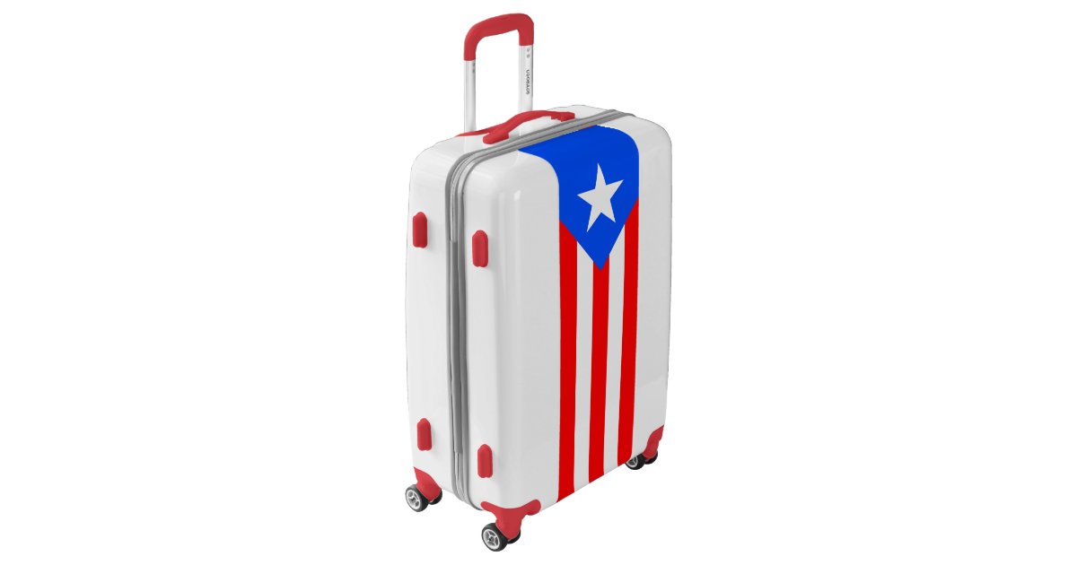 Puerto Rico Flag Luggage | Zazzle