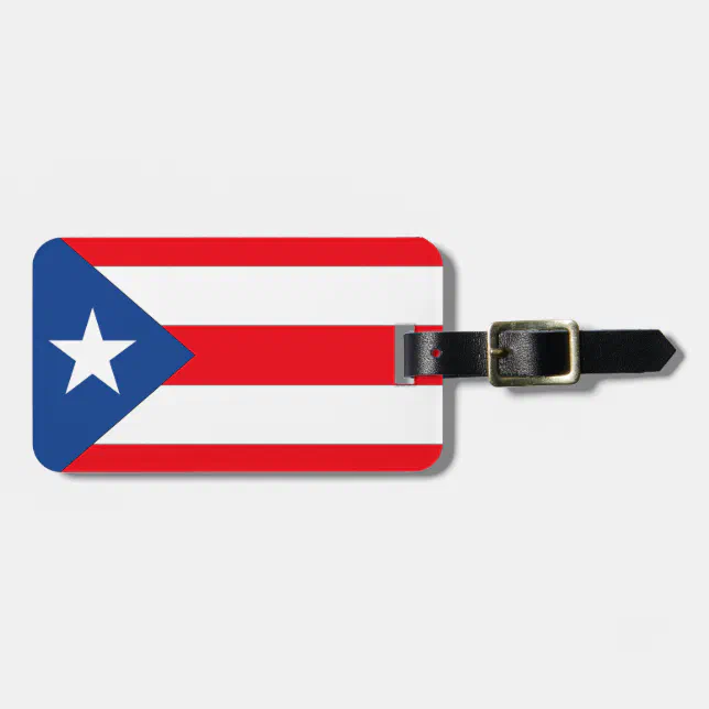 Puerto Rico Flag Luggage Tag | Zazzle