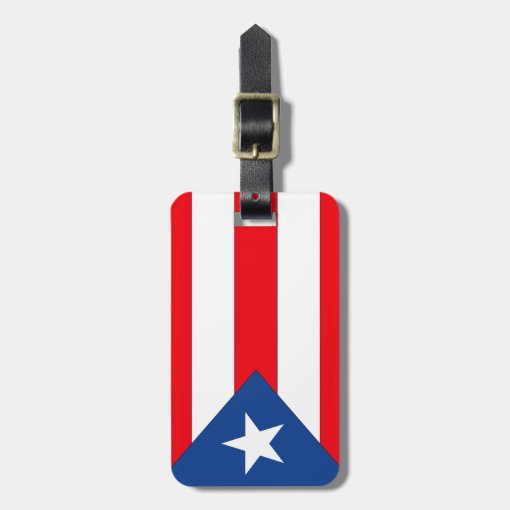 Puerto Rico Flag Luggage Tag | Zazzle