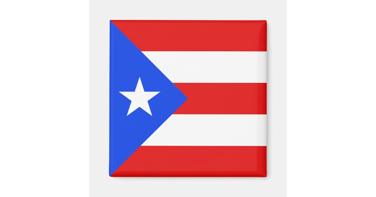 Puerto Rico Flag Magnet | Zazzle