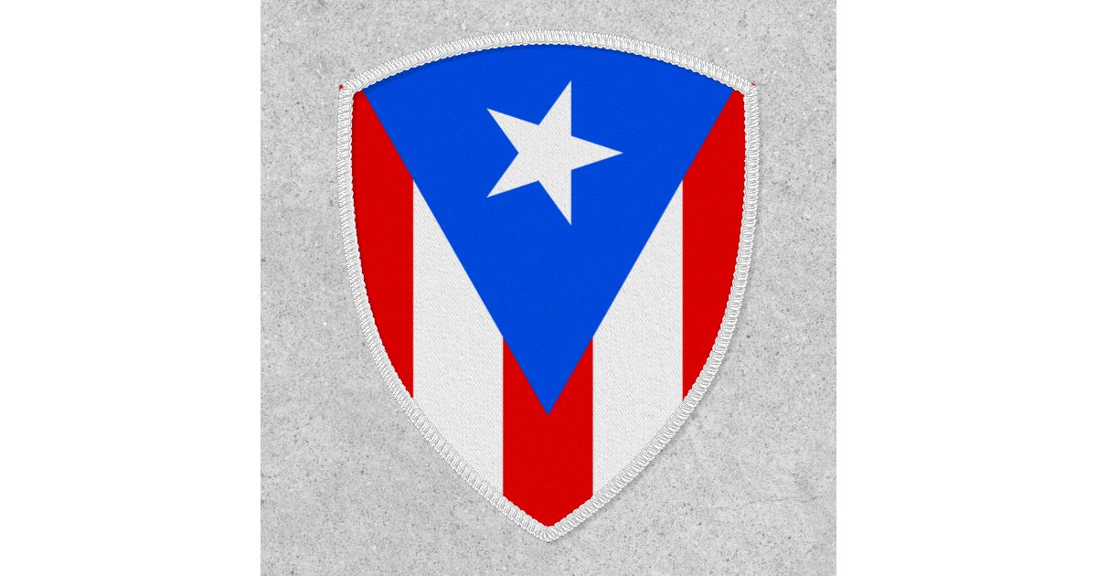 Puerto Rico Flag Patch | Zazzle