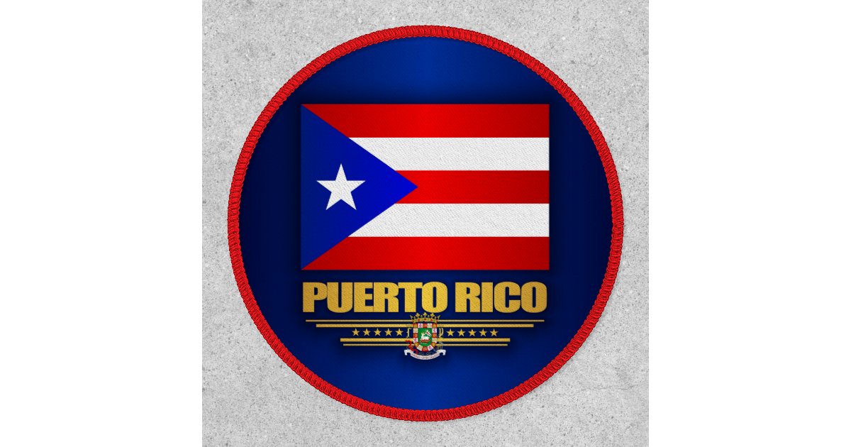 Puerto Rico Flag Patch | Zazzle