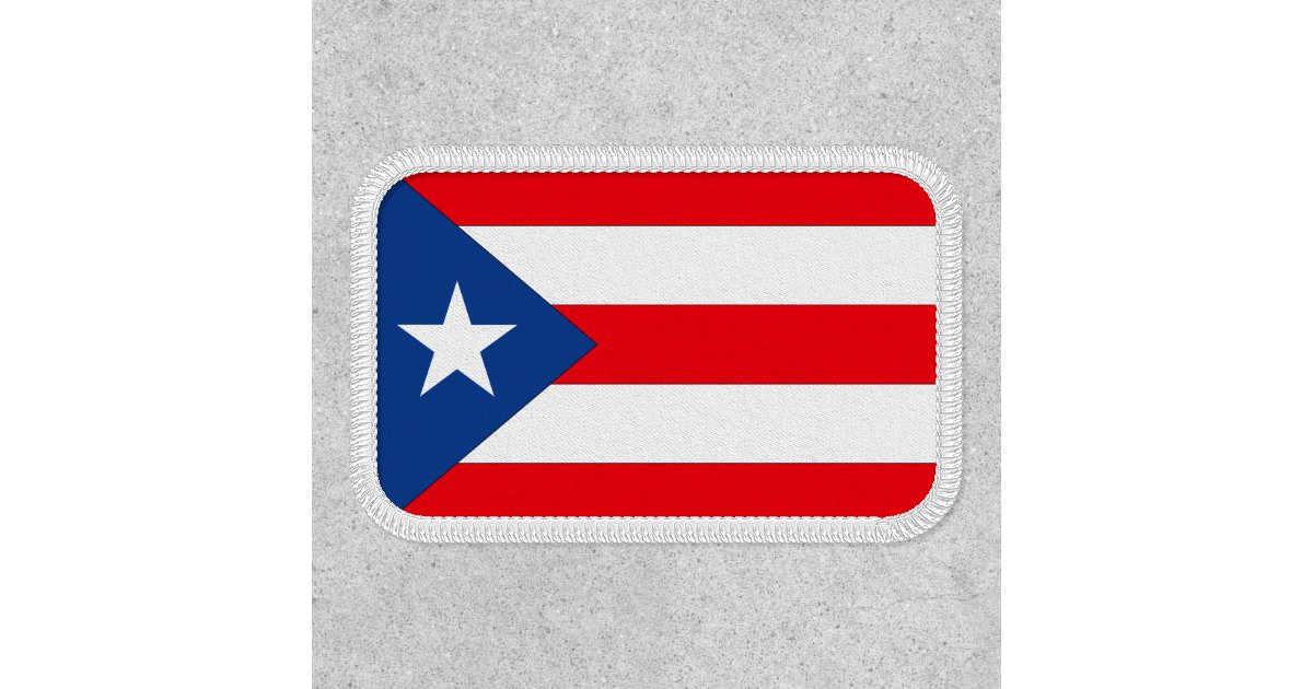 Puerto Rico Flag Patch | Zazzle