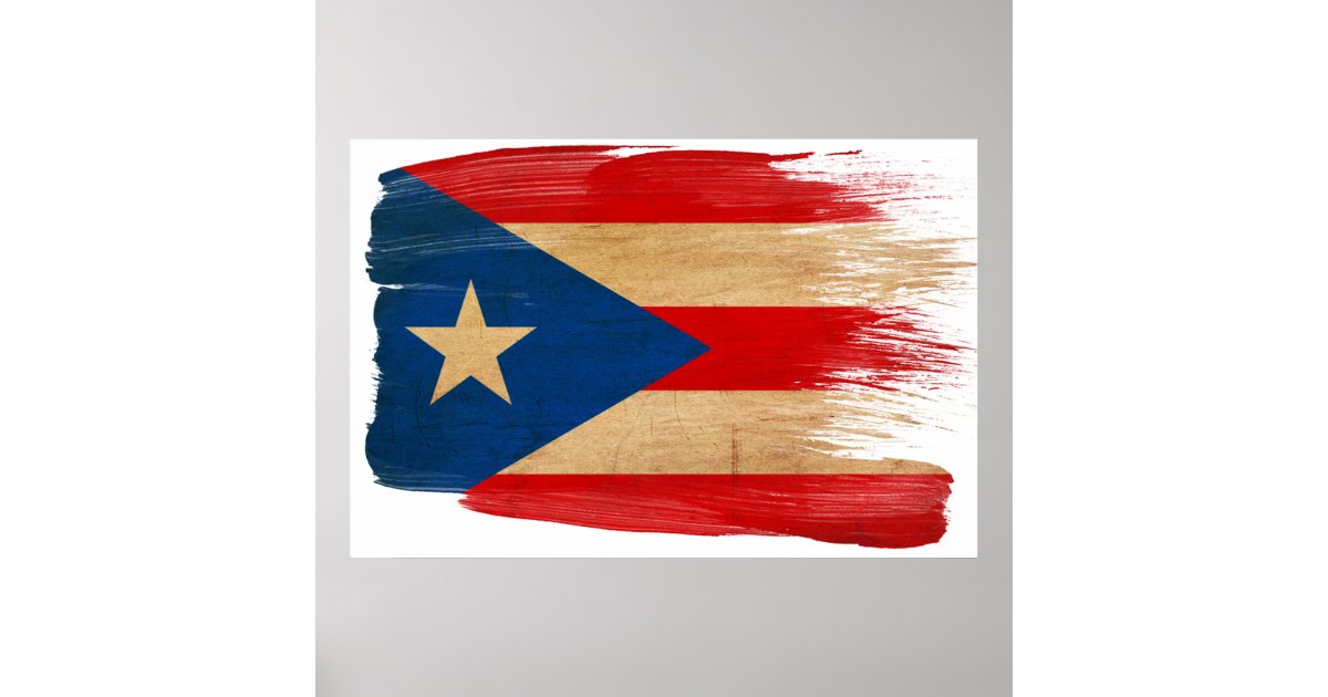 Puerto Rico Flag Posters | Zazzle