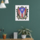 Puerto Rico Flag - Shield Crest Poster | Zazzle