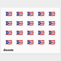 Puerto Rico Flag Sticker | Zazzle