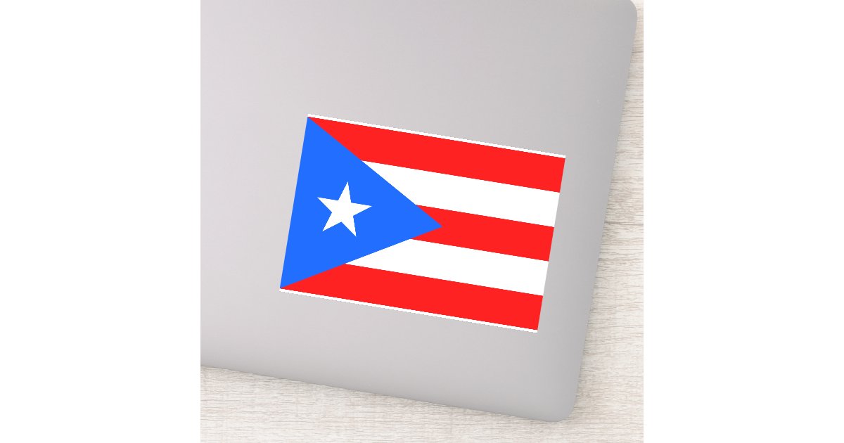 Puerto Rico Flag Sticker | Zazzle