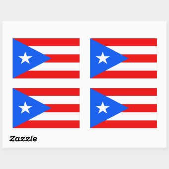 Puerto Rico Flag Sticker | Zazzle