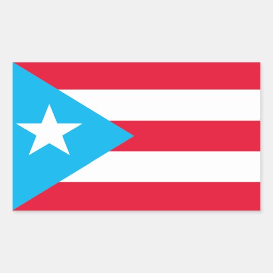 Puerto Rico Flag Sticker | Zazzle.com