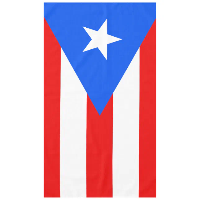 Puerto Rico Flag Tablecloth | Zazzle
