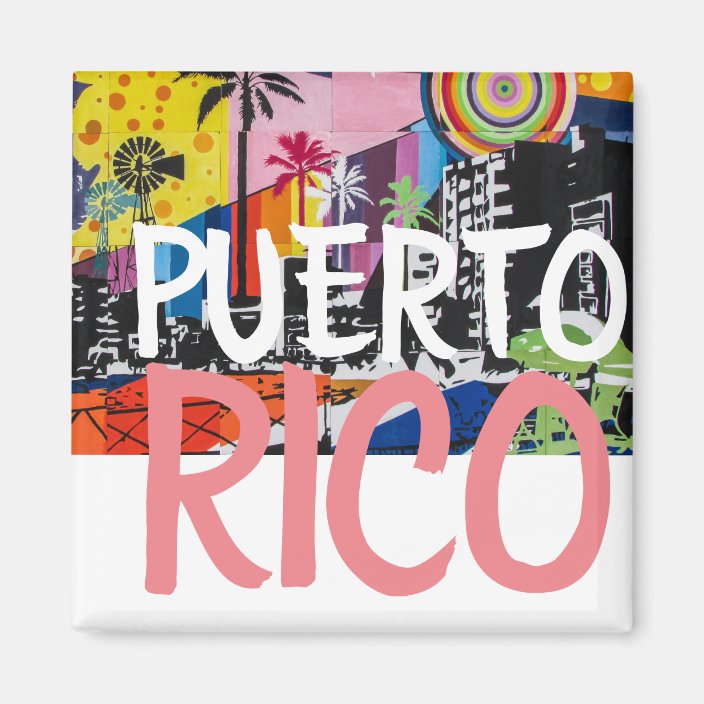 Puerto Rico Fridge Magnet | Zazzle.com