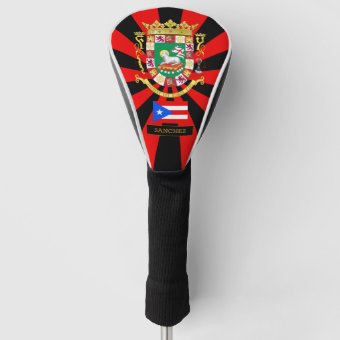 Puerto Rico Golf & Puerto Rican Flag / Patriots Golf Head Cover | Zazzle