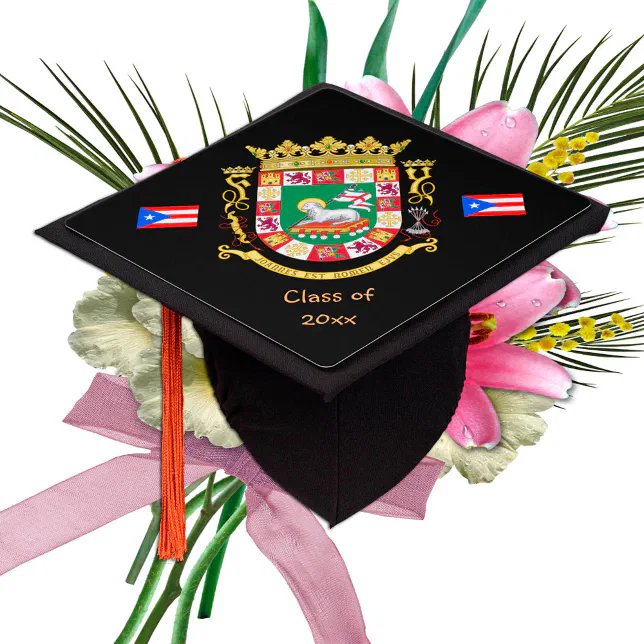 Puerto Rico Graduate & students / University Graduation Cap Topper | Zazzle