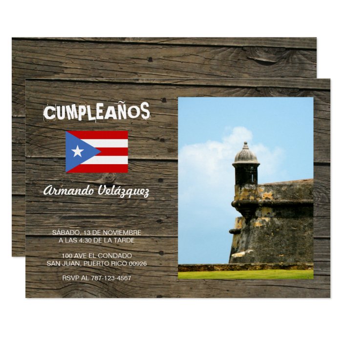 Puerto Rico Invitation | Zazzle.com