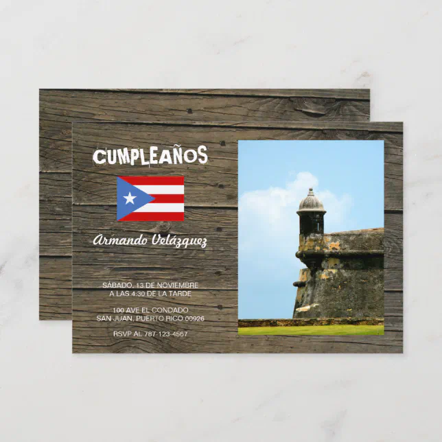 Puerto Rico Invitation | Zazzle