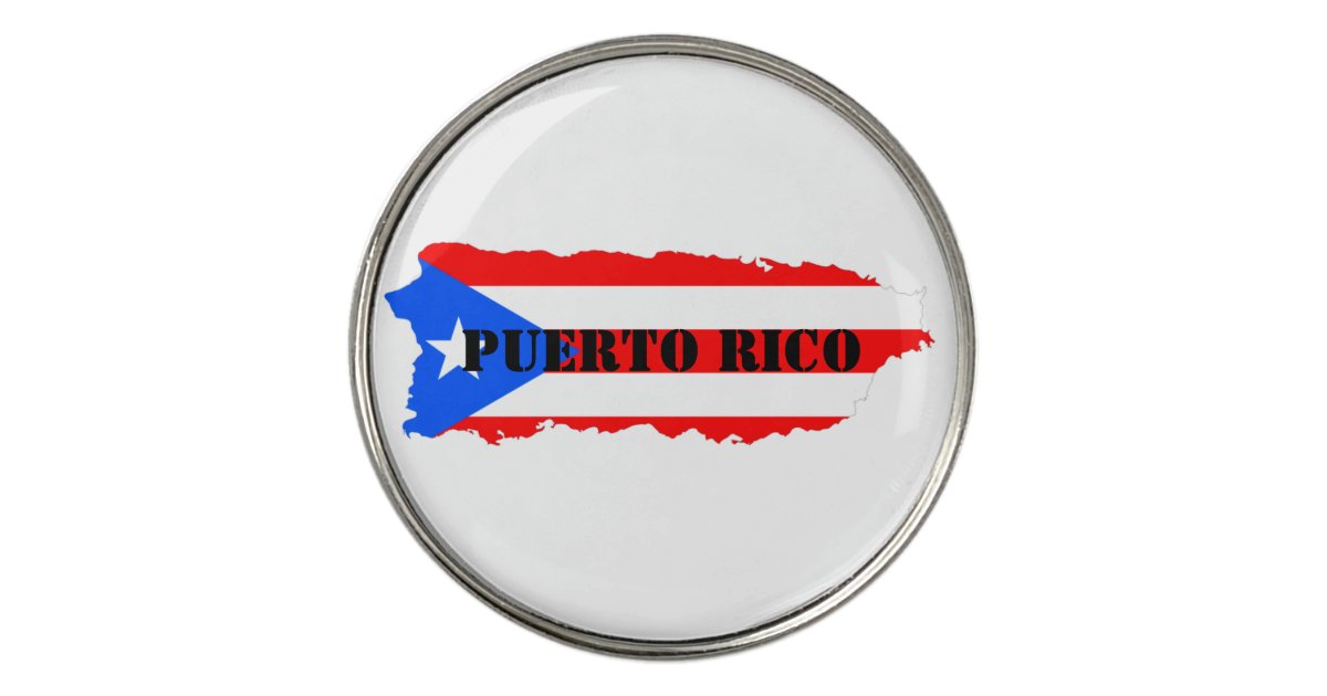 Puerto Rico Island Golf Ball Markers | Zazzle