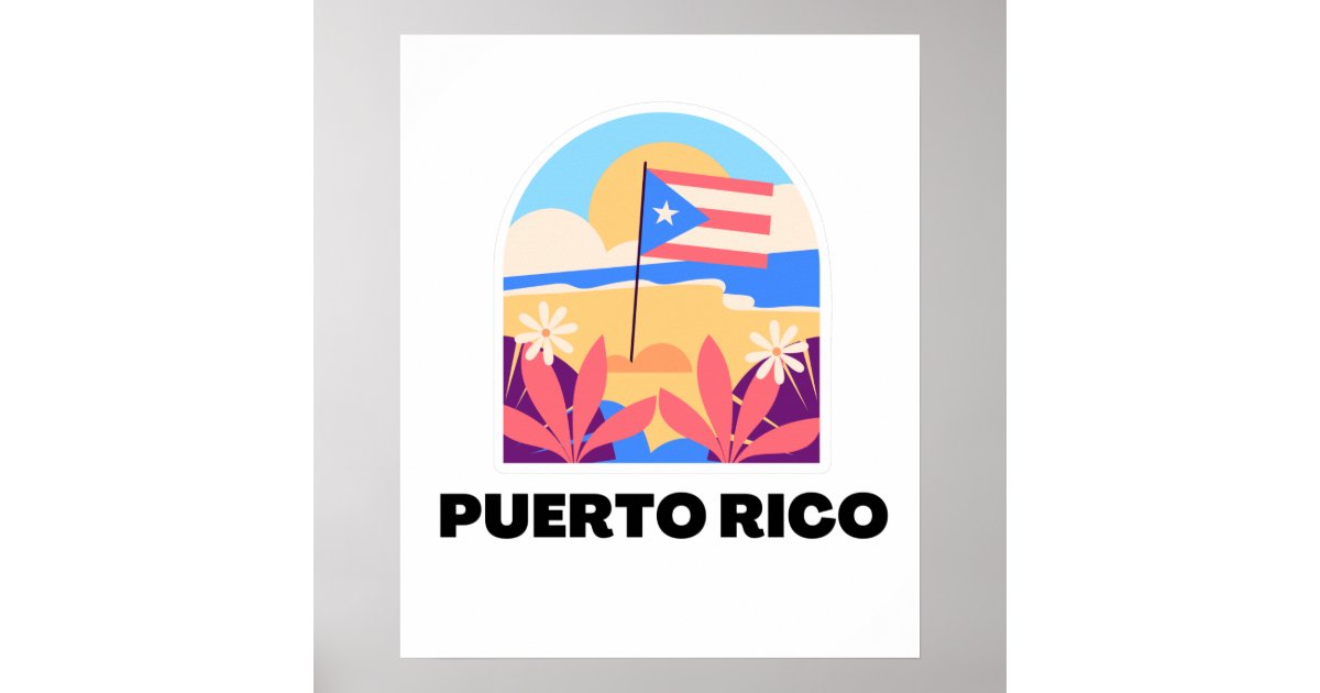 Puerto Rico Landscape Poster | Zazzle