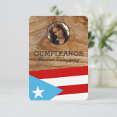 Puerto Rico Party: Flag: Personalized Photo Invitation | Zazzle