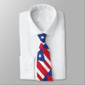 Puerto Rico Plain Flag Tie | Zazzle
