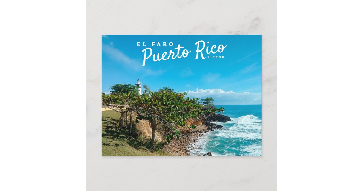 Puerto Rico, Ricon, El Faro Postcard | Zazzle