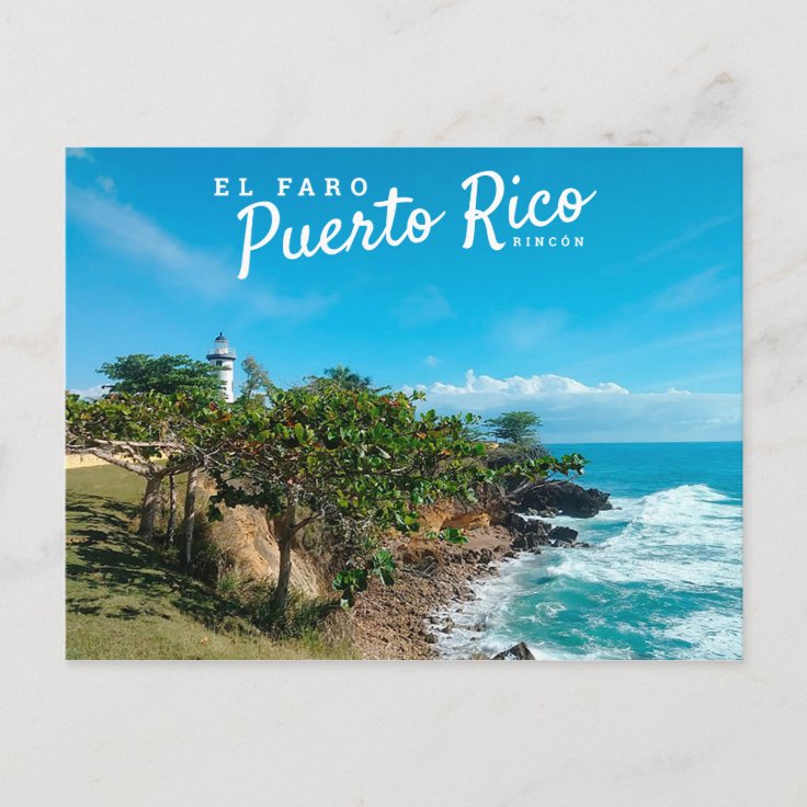 Puerto Rico, Ricon, El Faro Postcard | Zazzle