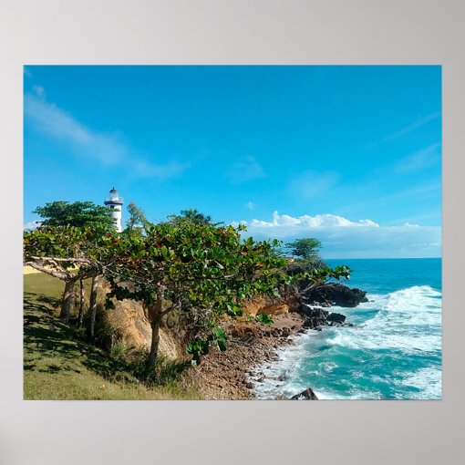 Puerto Rico, Ricon, El Faro Poster | Zazzle