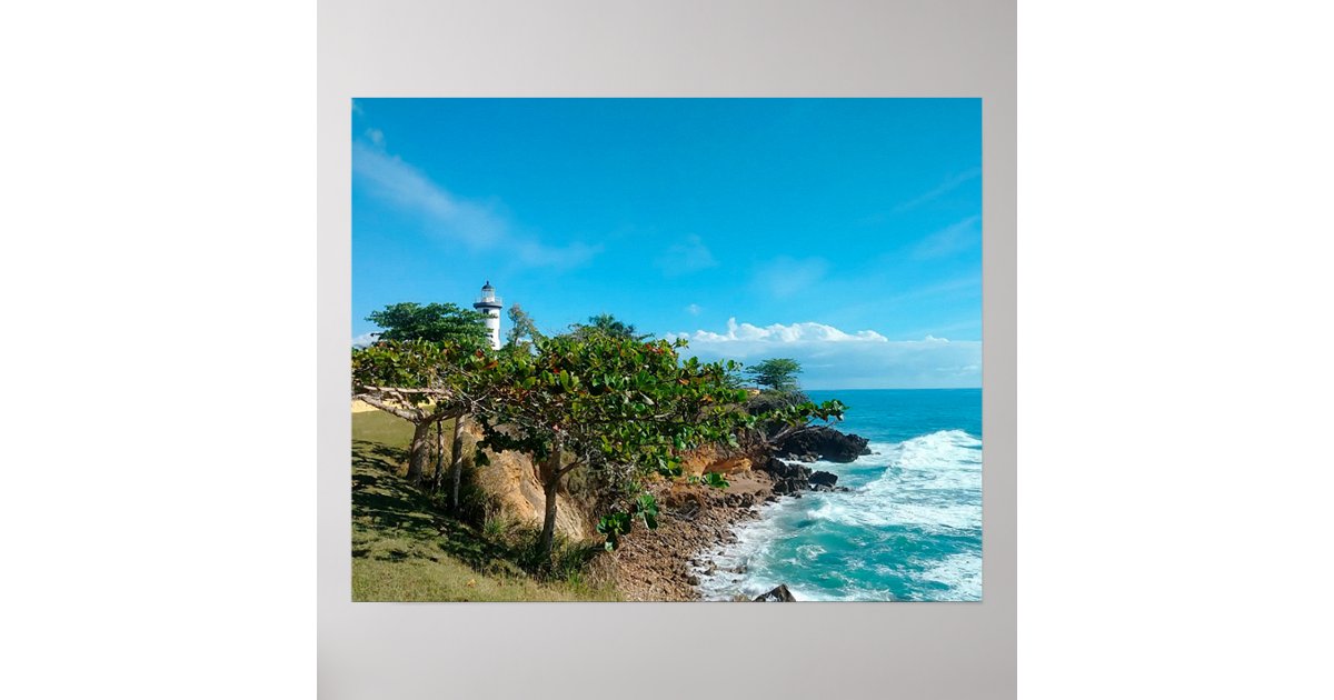 Puerto Rico, Ricon, El Faro Poster | Zazzle